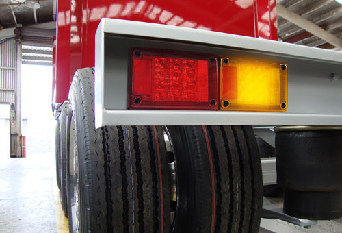 Low profile LED lights | New Zealand Company Vehicle