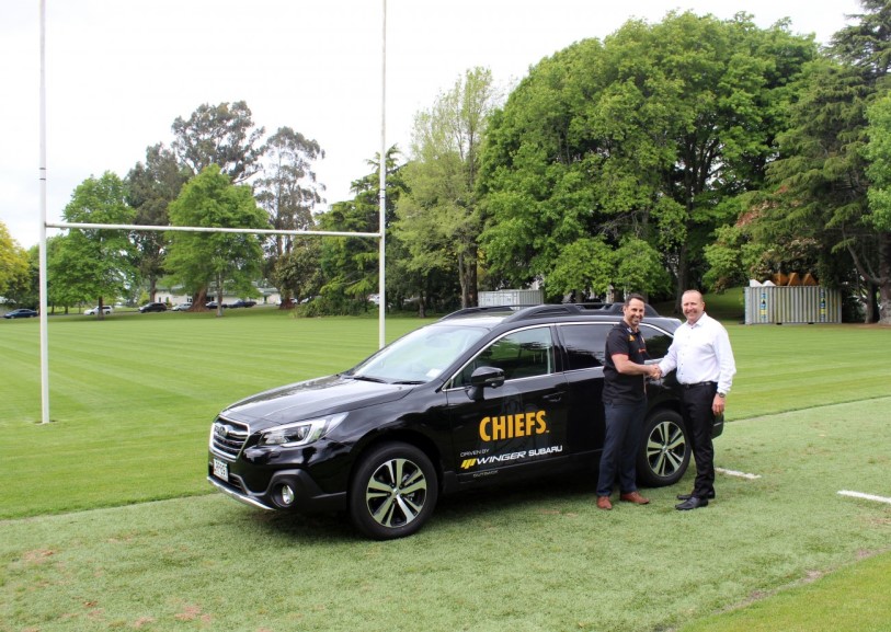 Chiefs score with Winger Subaru | New Zealand Company Vehicle